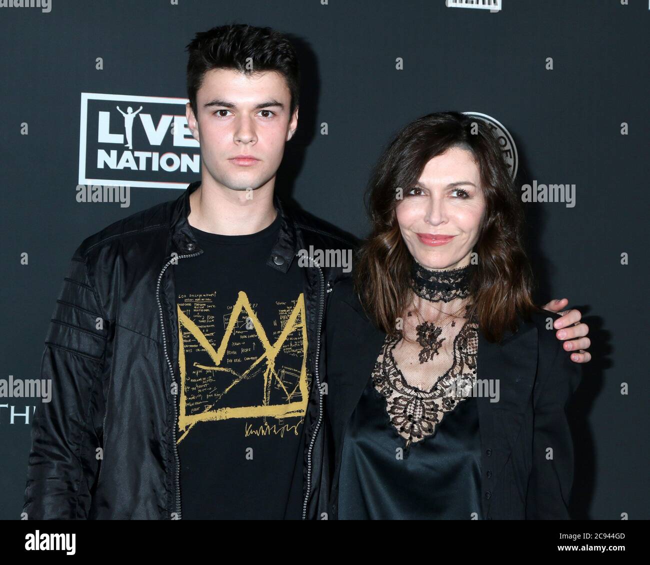 LOS ANGELES - JAN 4: Dylan Young and Finola Hughes at the Art of ...