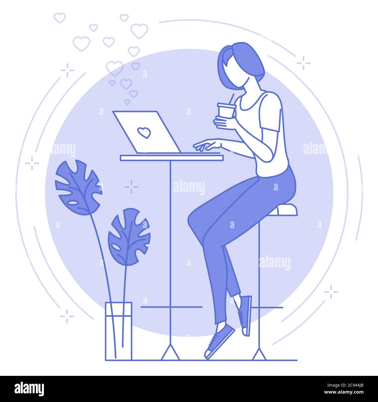 Teamwork app Stock Vector Images - Alamy