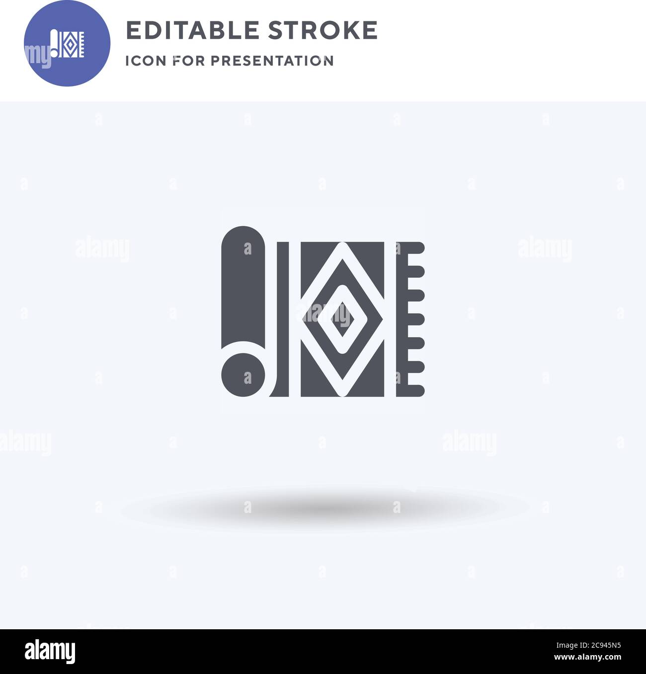 Rug icon vector, filled flat sign, solid pictogram isolated on white ...