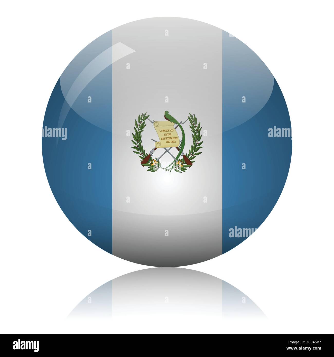 Guatemalan flag Stock Vector Images - Alamy