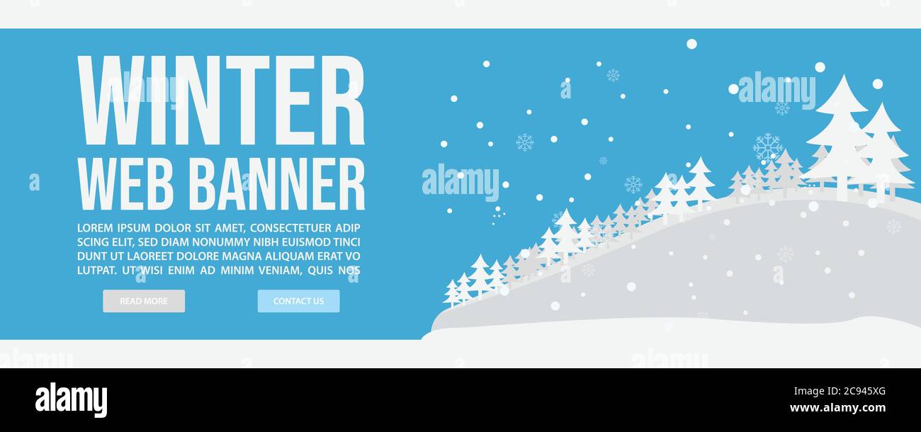 Winter Banner Design