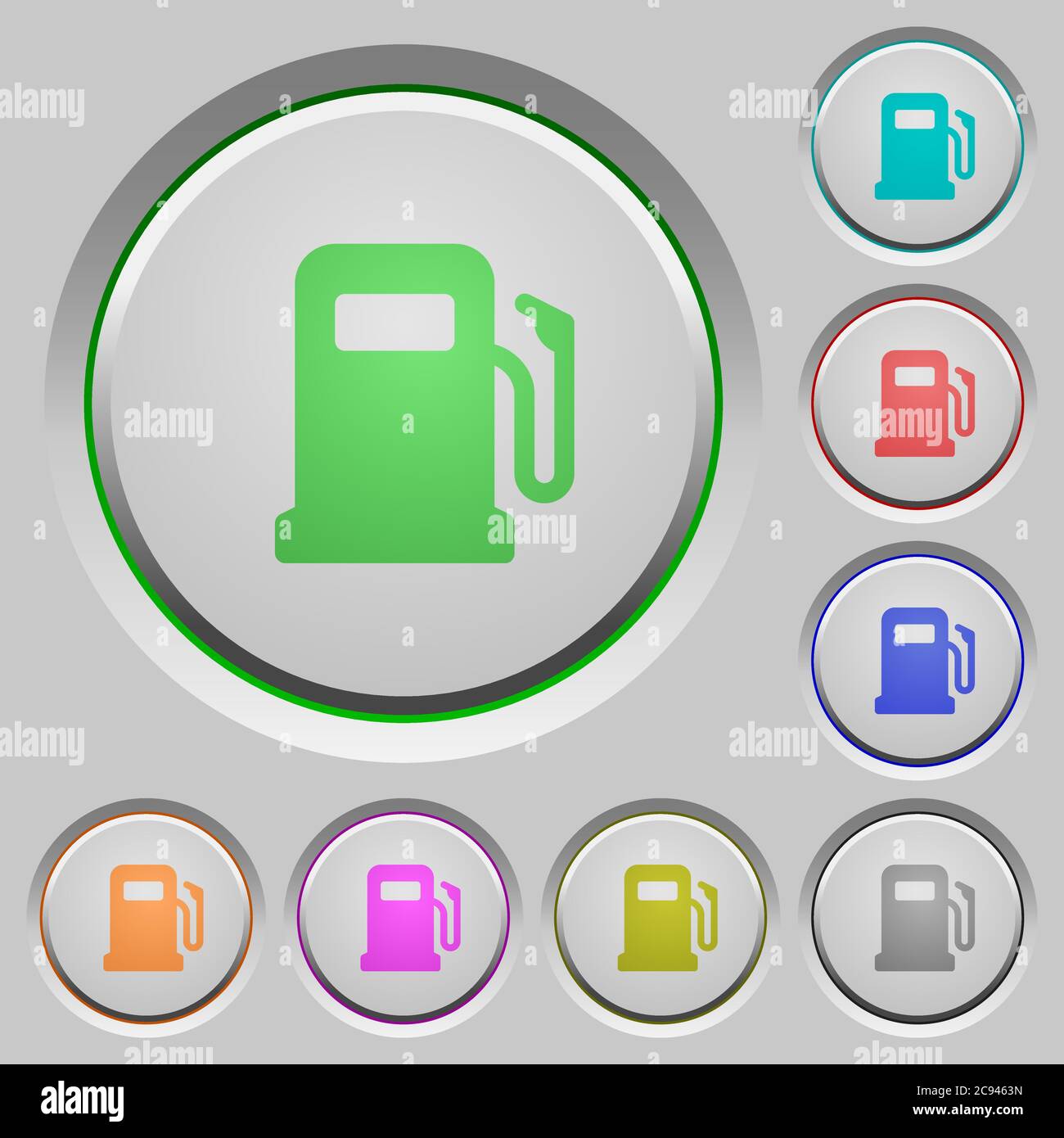 Fuel consumption display Stock Vector Images - Alamy