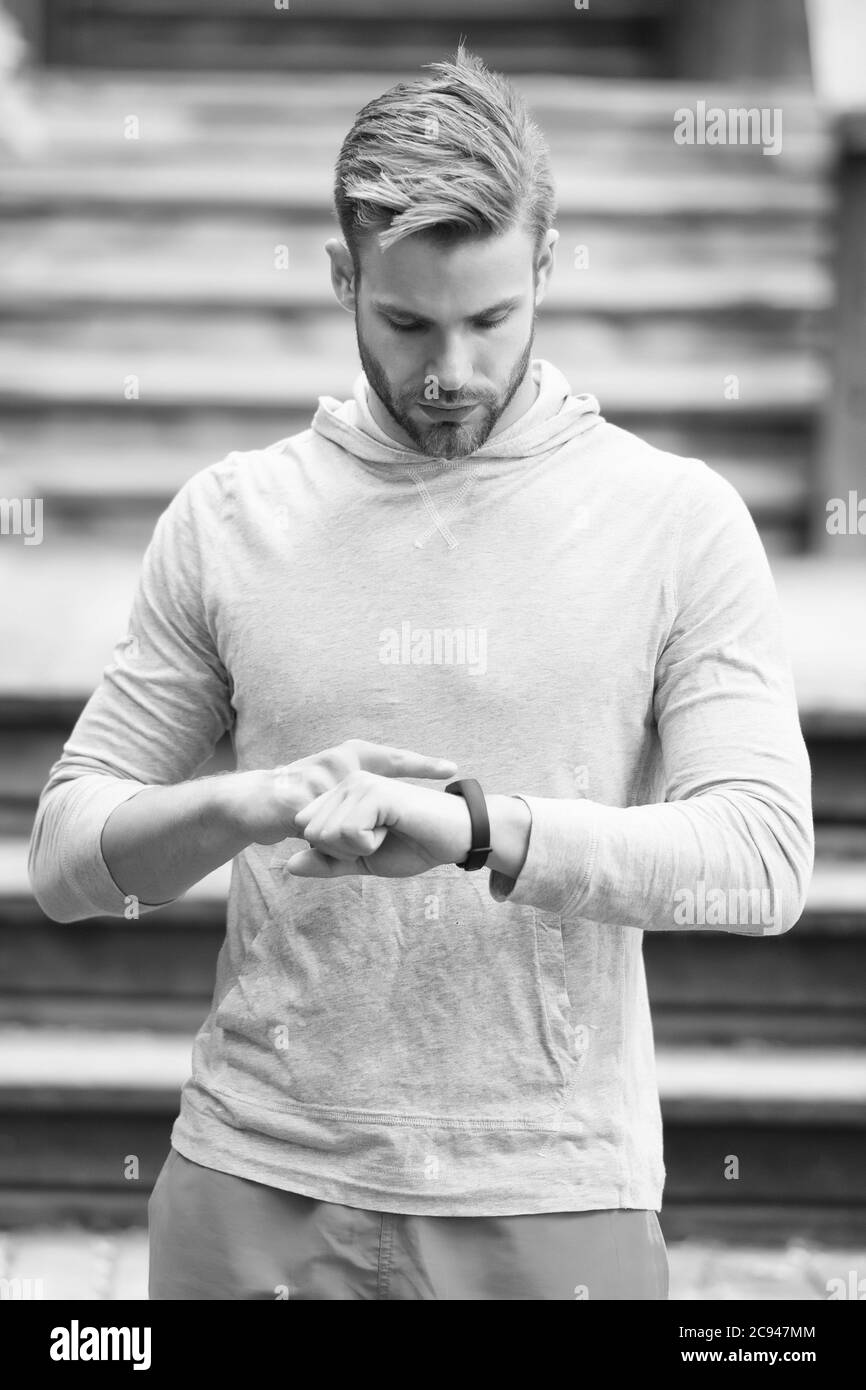 Steps tracking Black and White Stock Photos & Images - Alamy