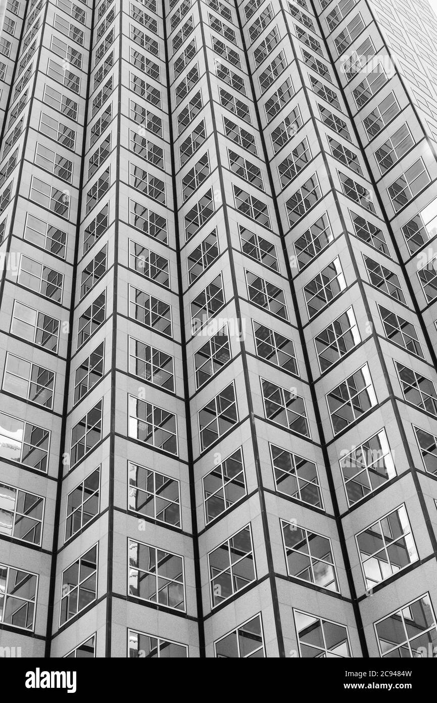 In perspective. Tall skyscraper with perspective. Perspective view ...