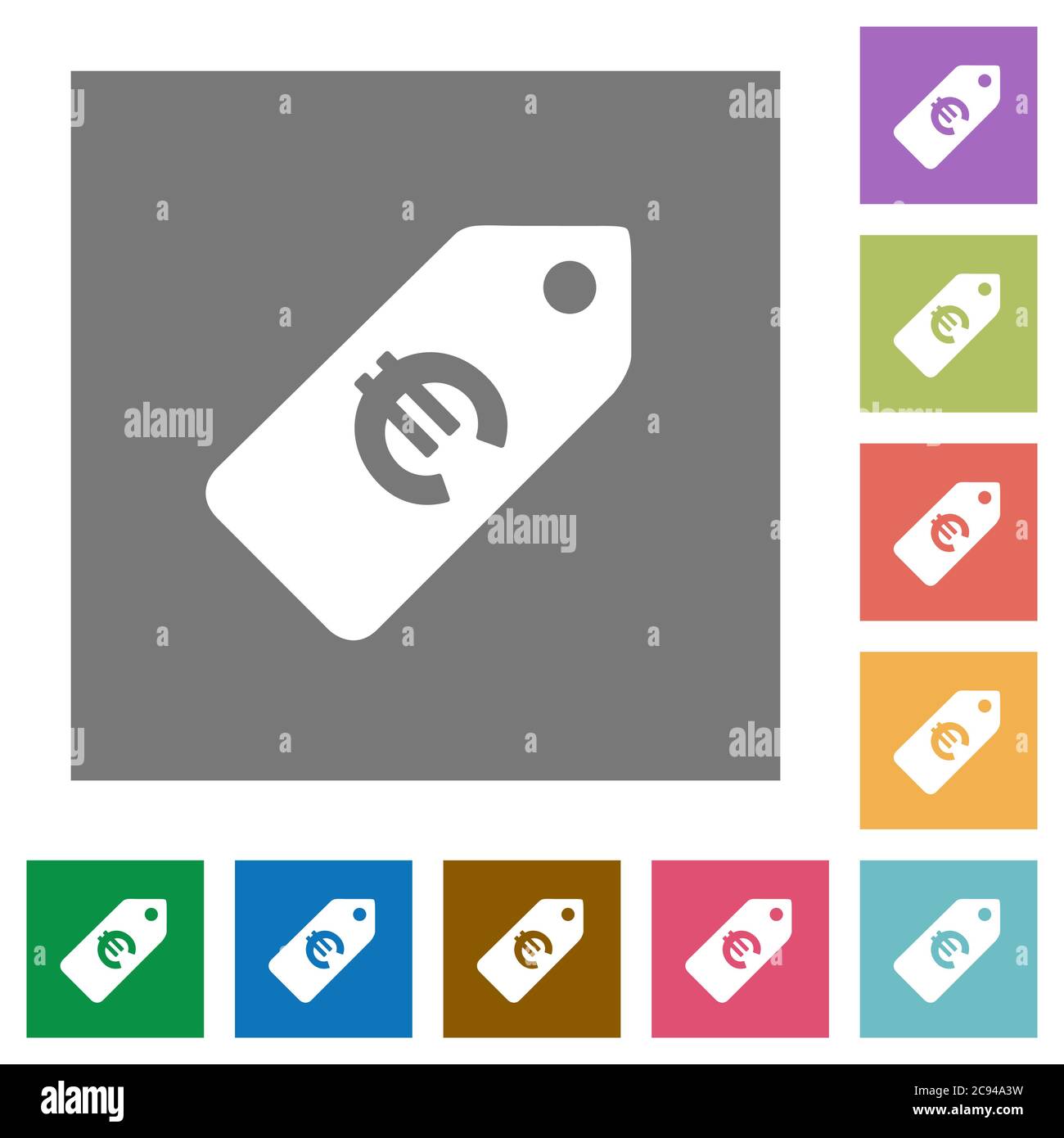 Euro price tag label Stock Vector Images - Alamy