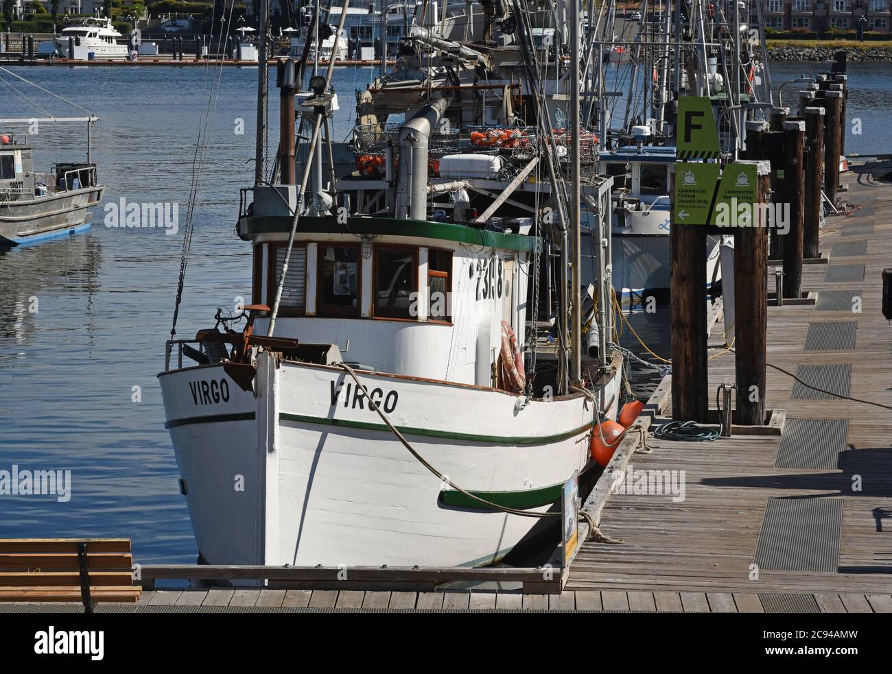 Vancouver island fish boats hi-res stock photography and images - Alamy