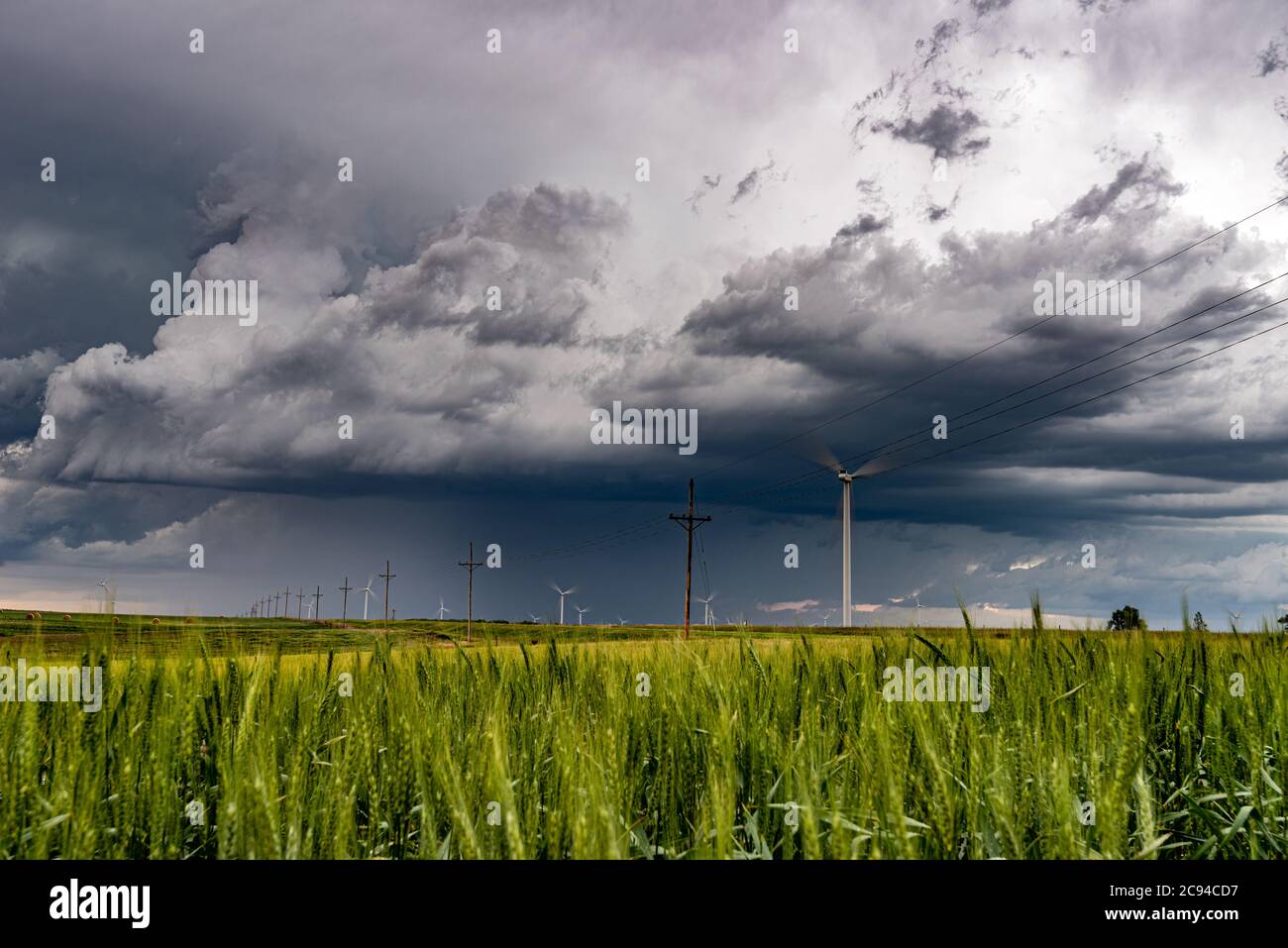 A mesocyclone weather supercell hi-res stock photography and images - Alamy