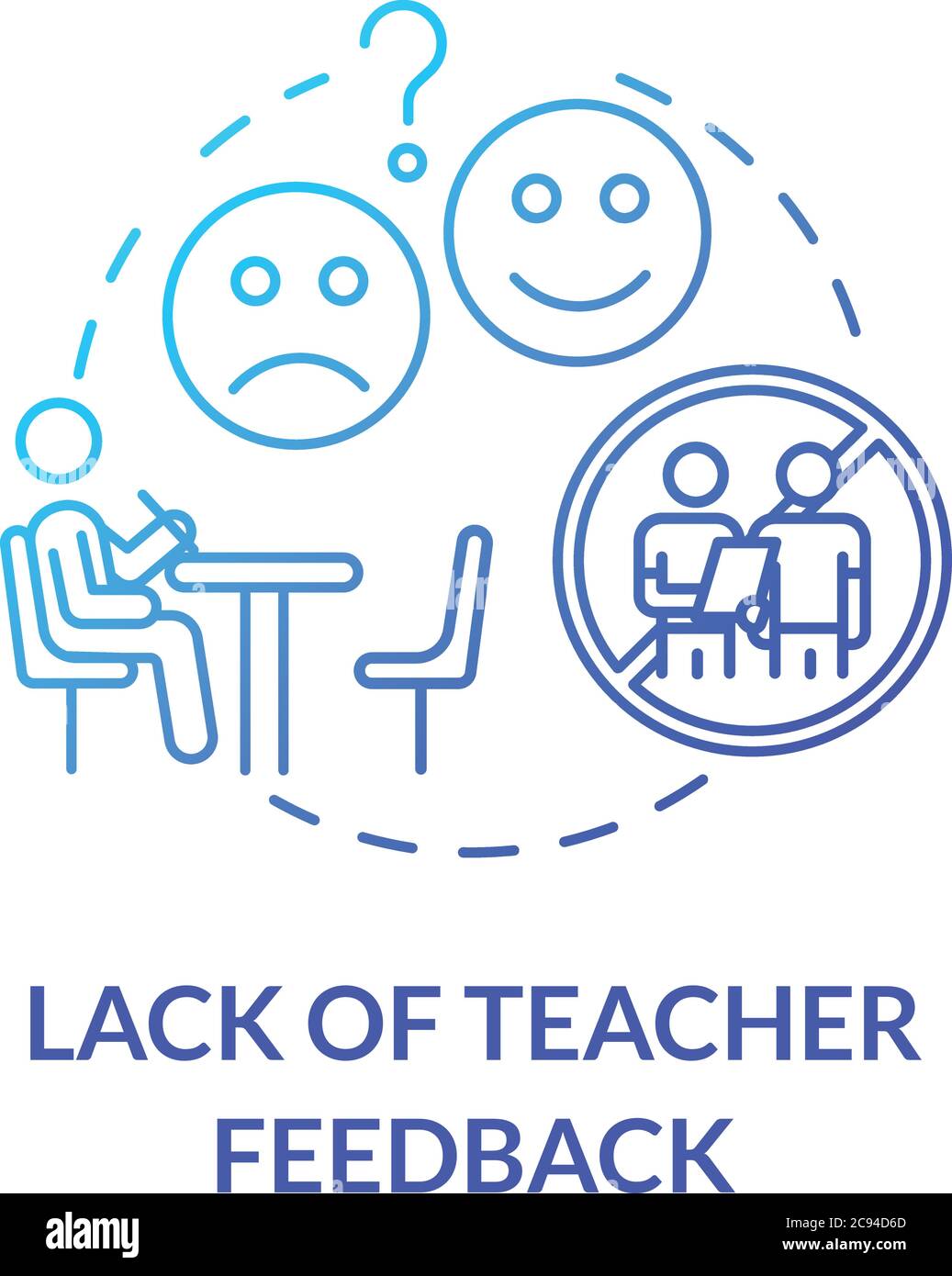Teacher evaluation students Stock Vector Images - Alamy
