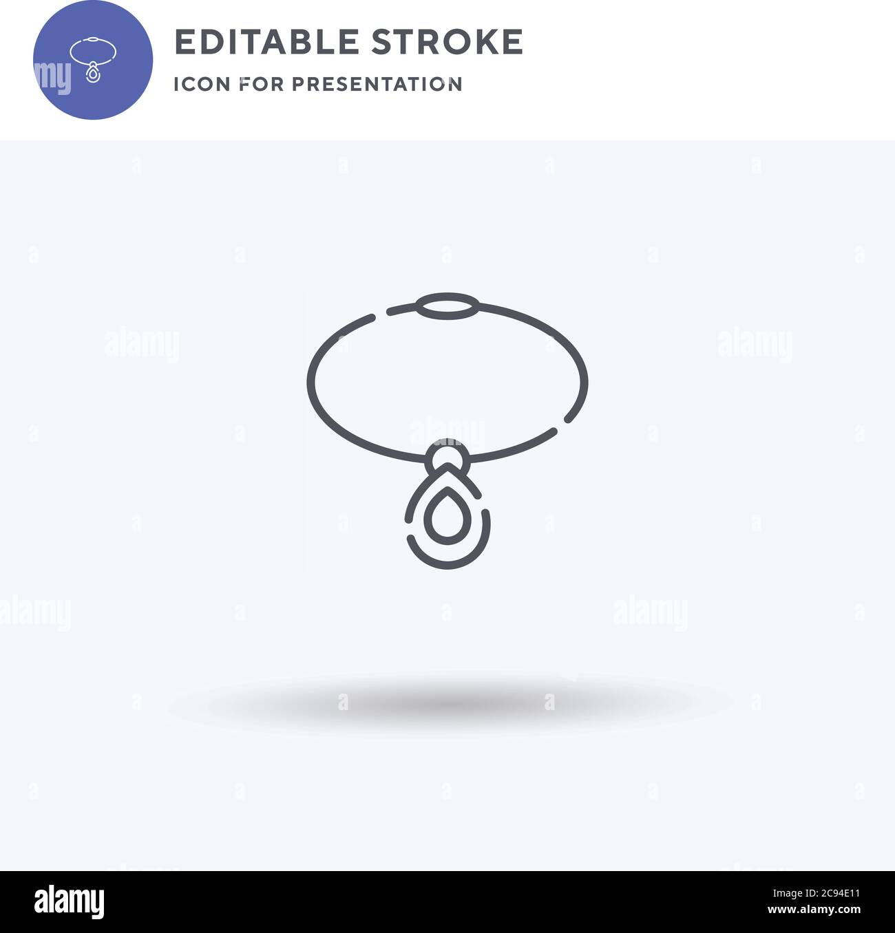 Pendant icon vector, filled flat sign, solid pictogram isolated on ...