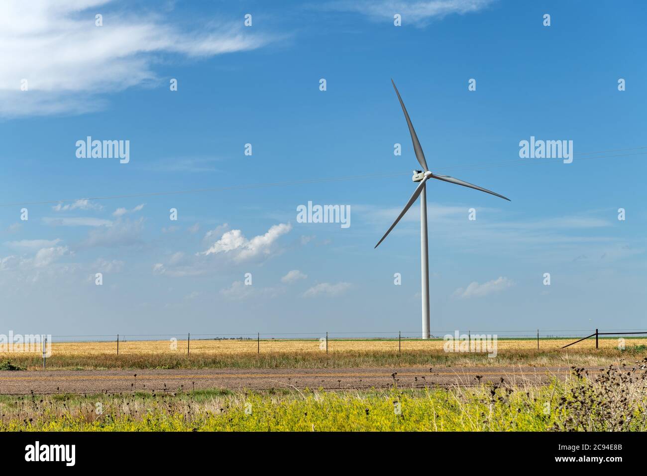 Remote wind turbine hi-res stock photography and images - Alamy