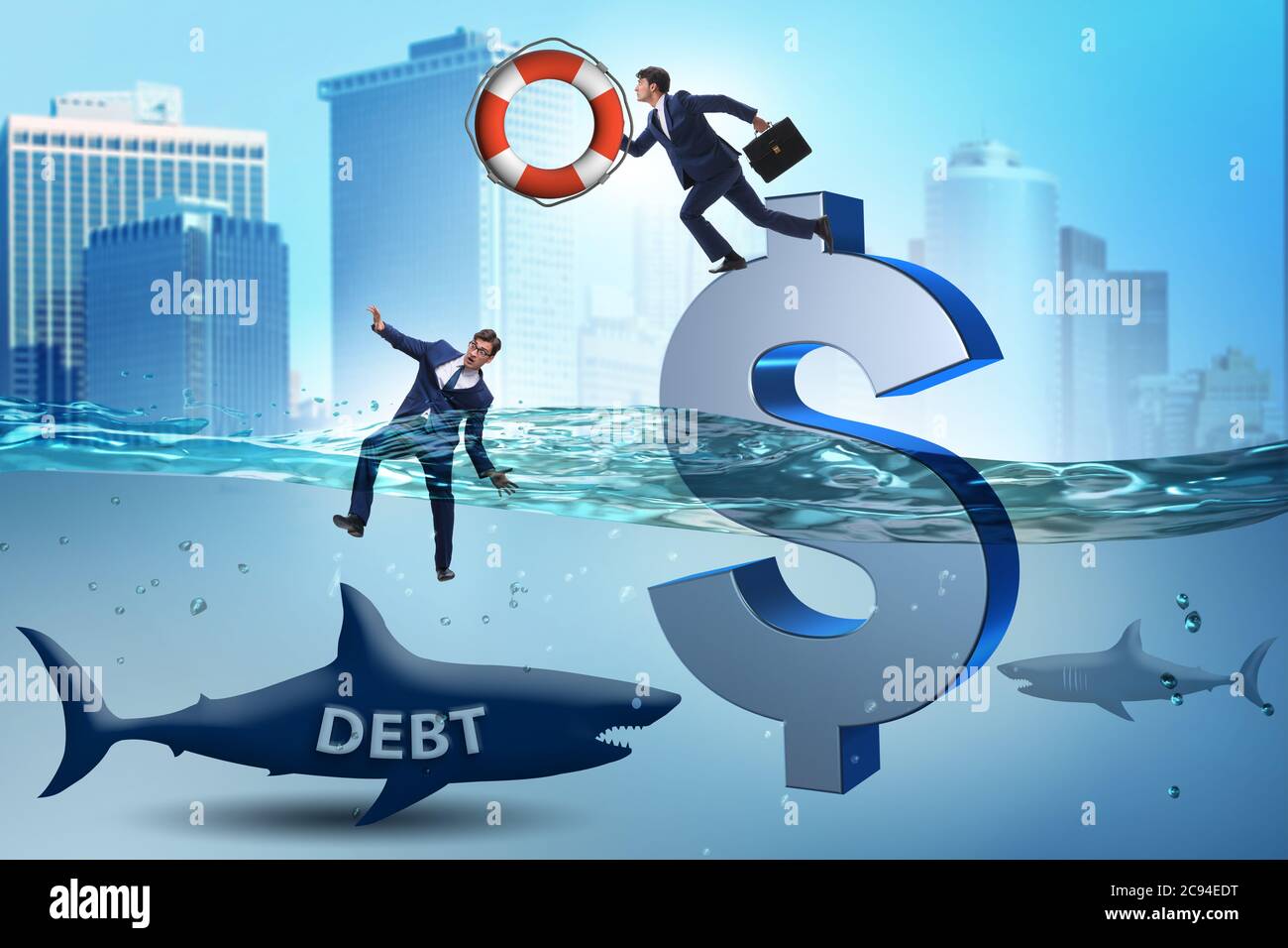 Dollar currency devaluation and the exchange rate concept Stock Photo ...