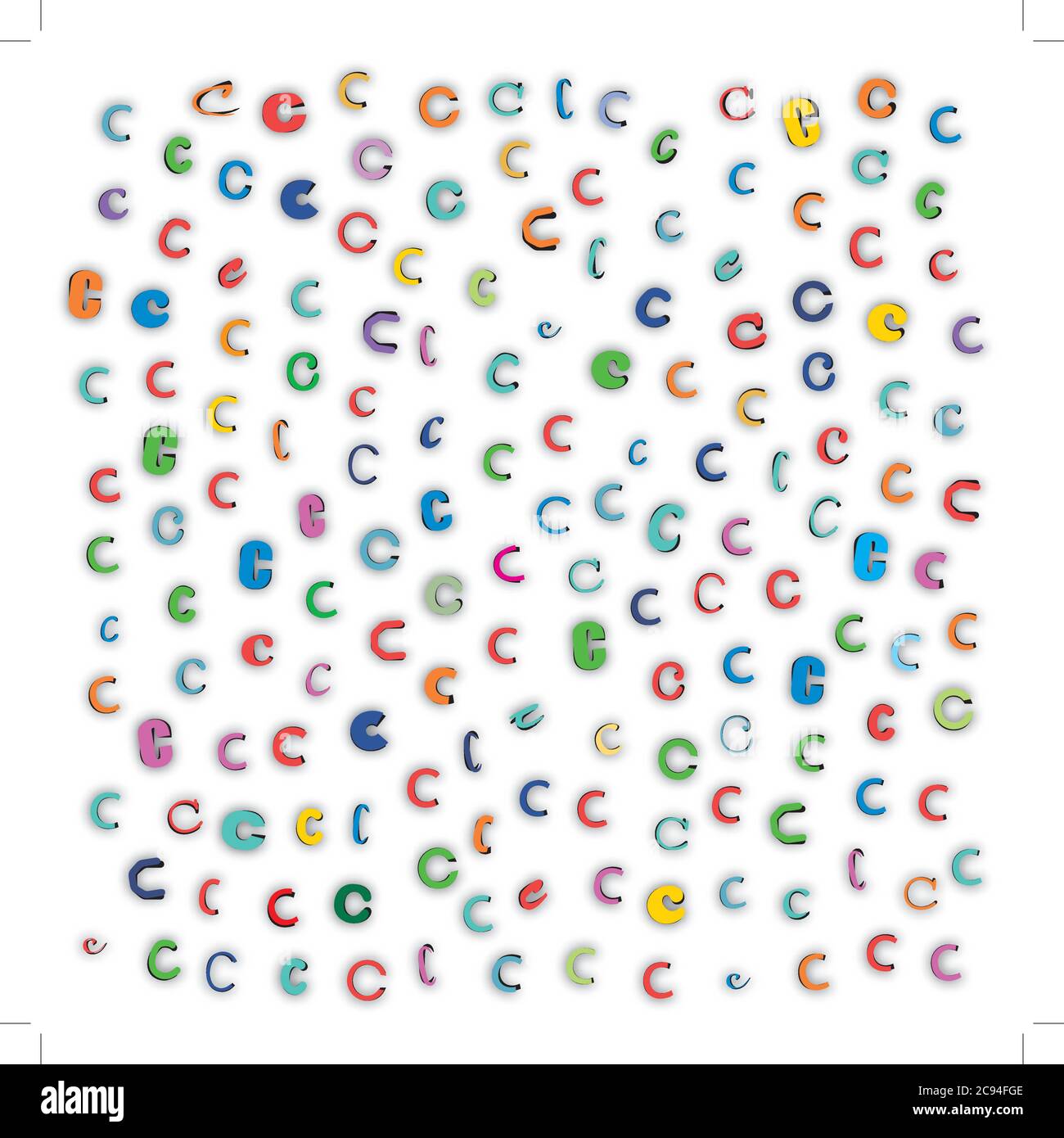 C symbol notes Stock Vector Images - Alamy