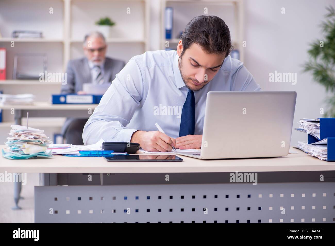 Accountants office documents tax hi-res stock photography and images ...