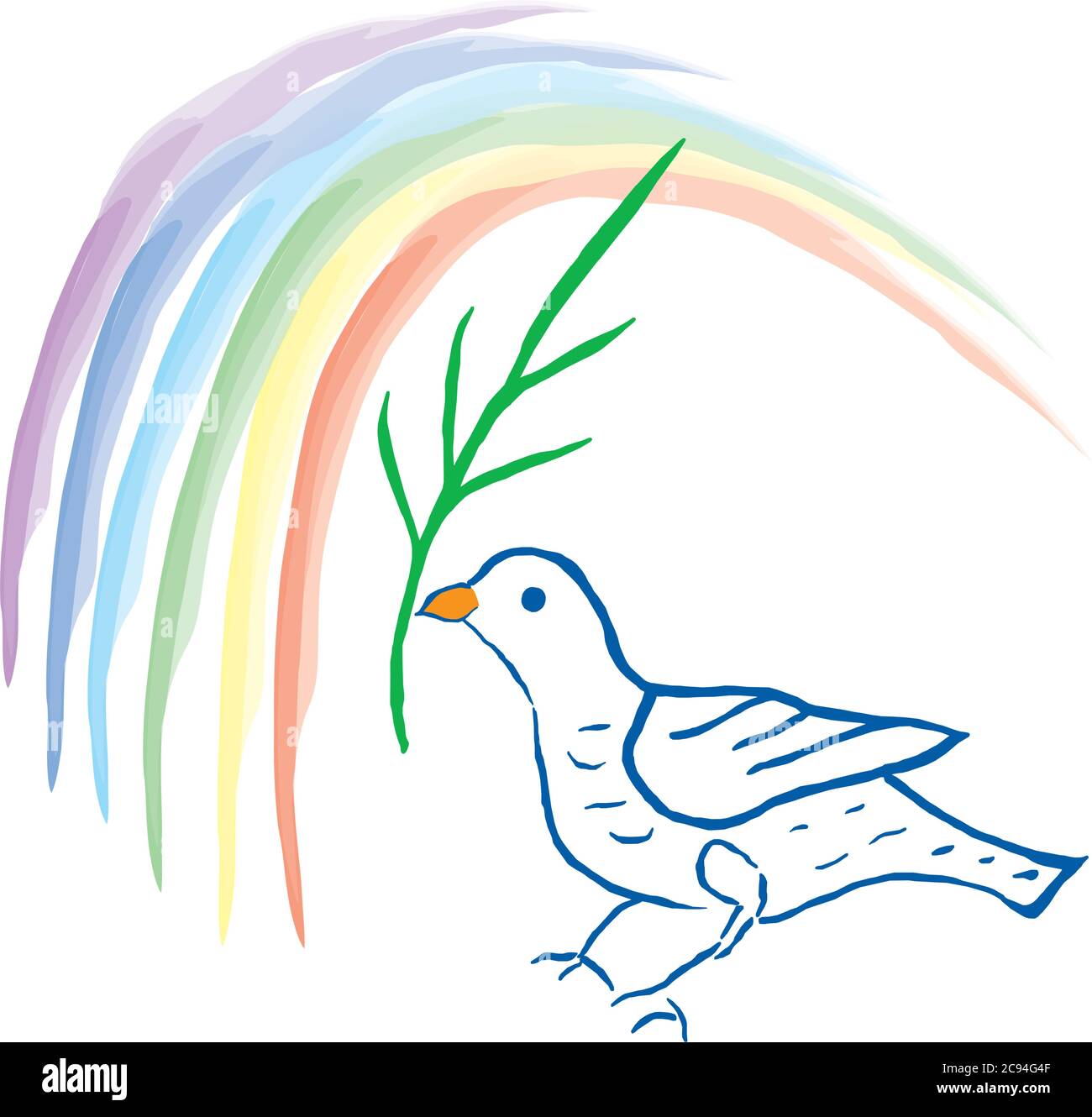 Dove of peace Stock Vector Image & Art - Alamy