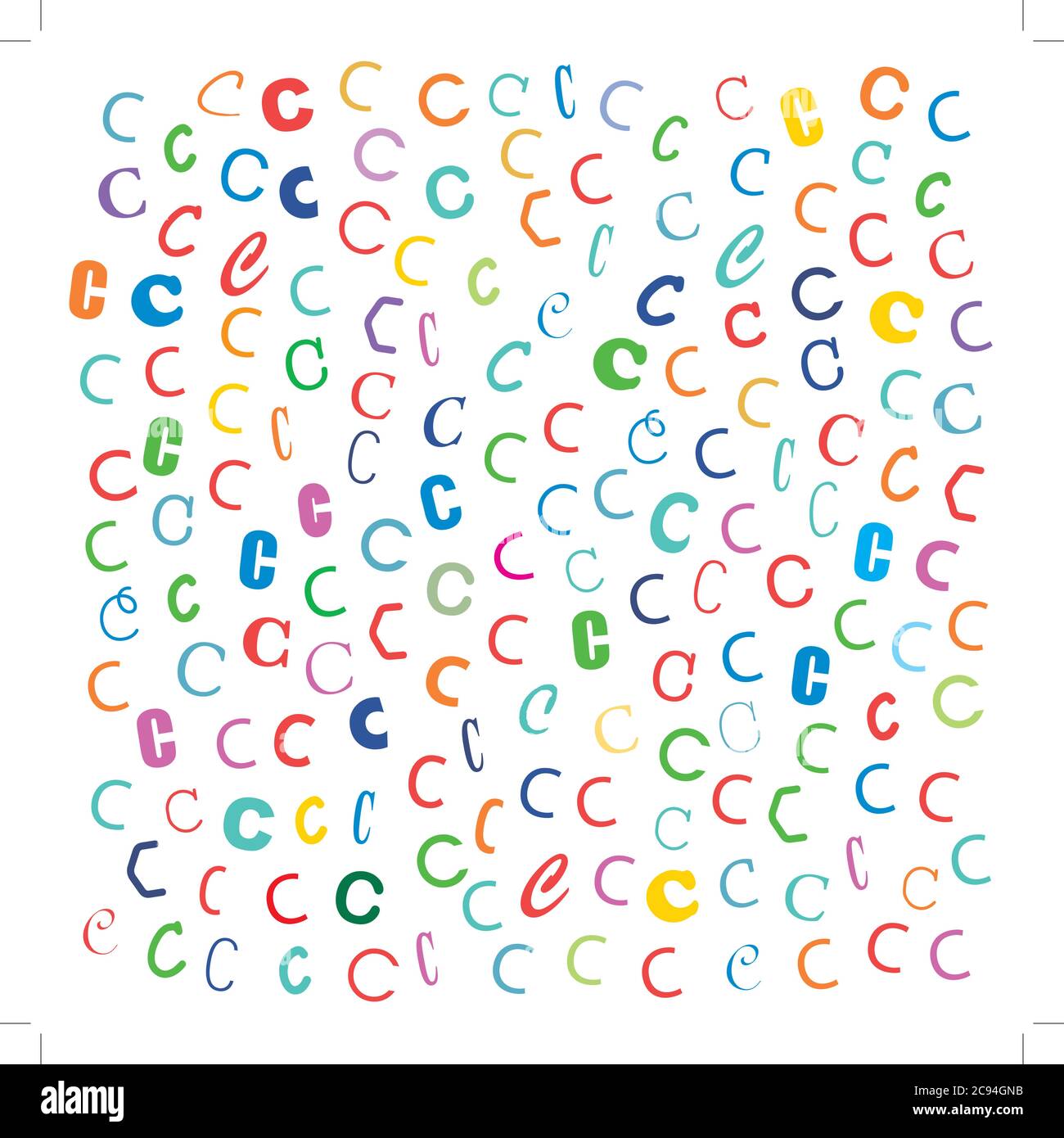 C symbol notes Stock Vector Images - Alamy