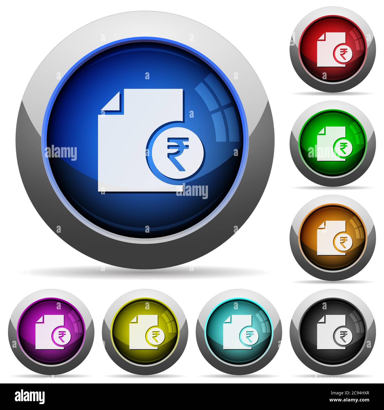 Indian paper bill Stock Vector Images - Alamy