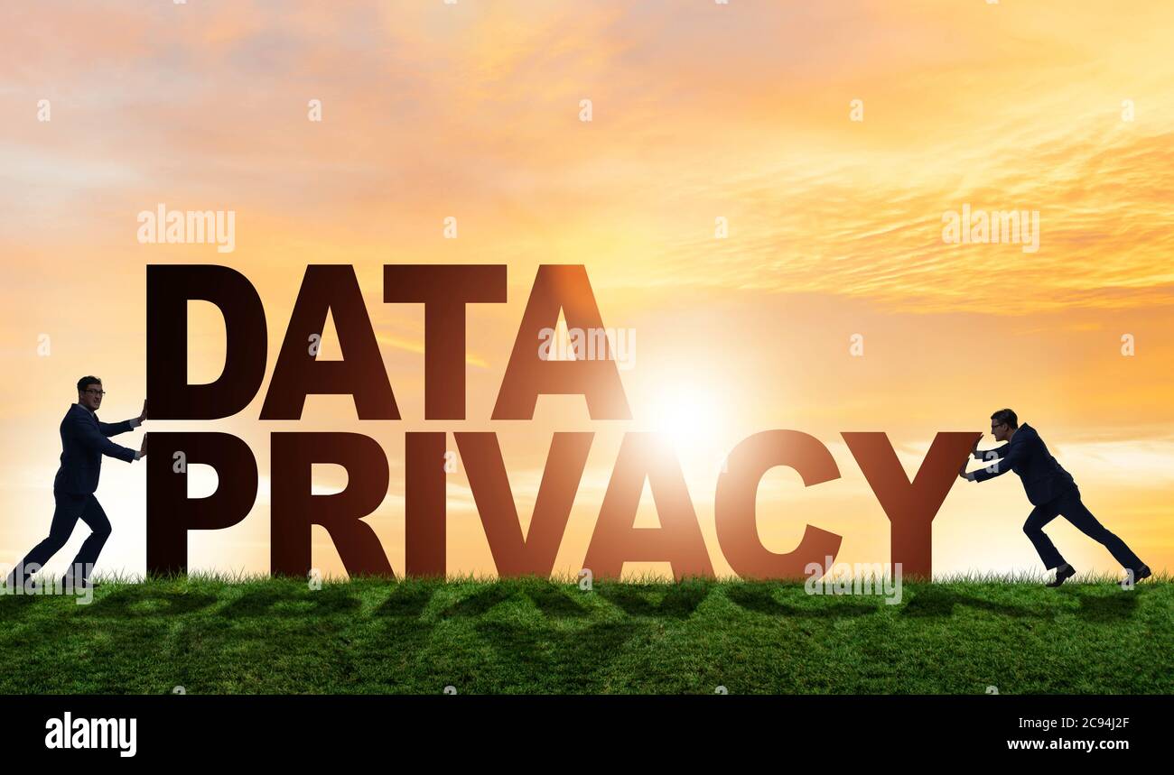 The data privacy concept in modern it technology Stock Photo - Alamy