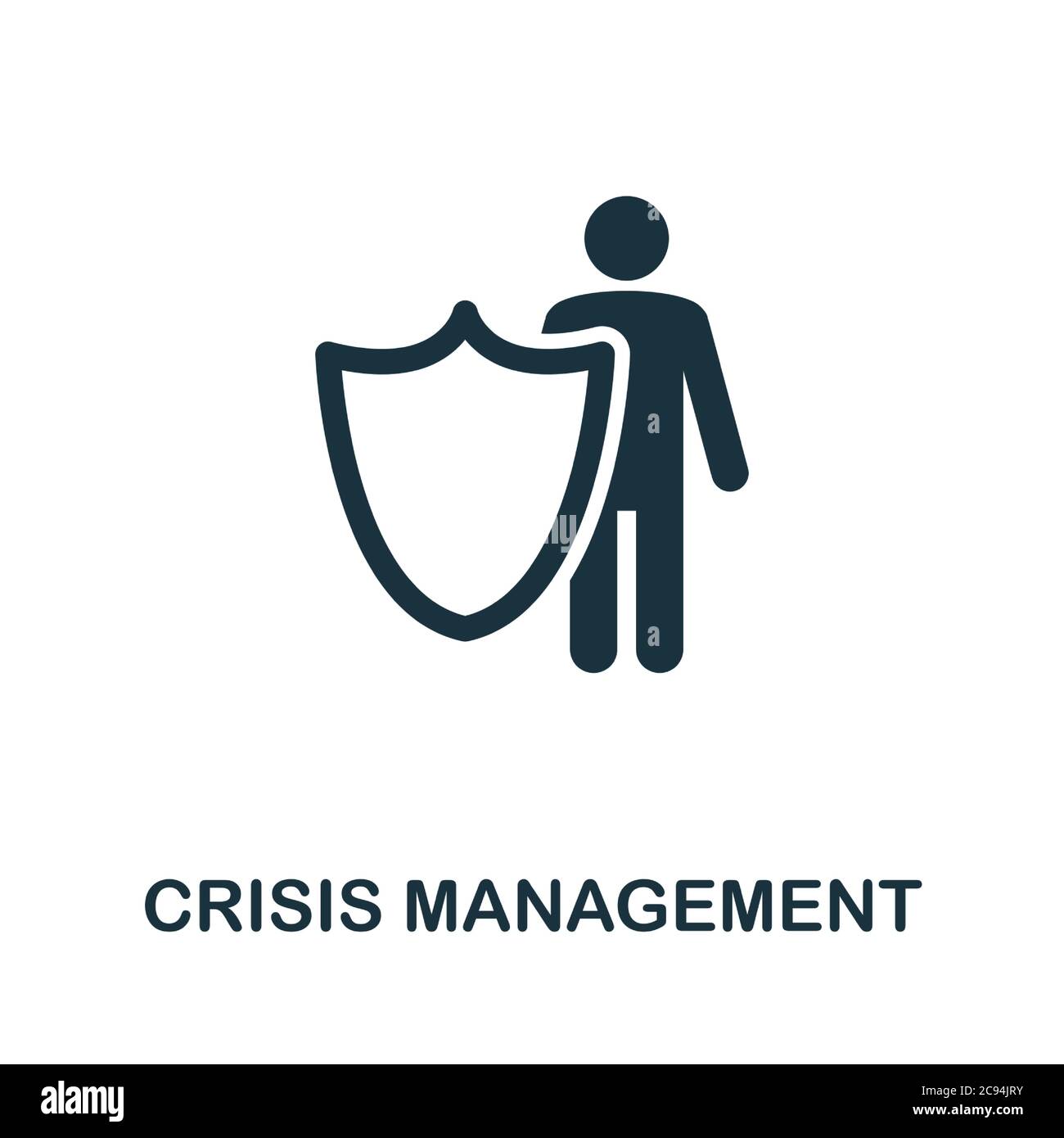 Crisis Management icon. Simple element from community management ...