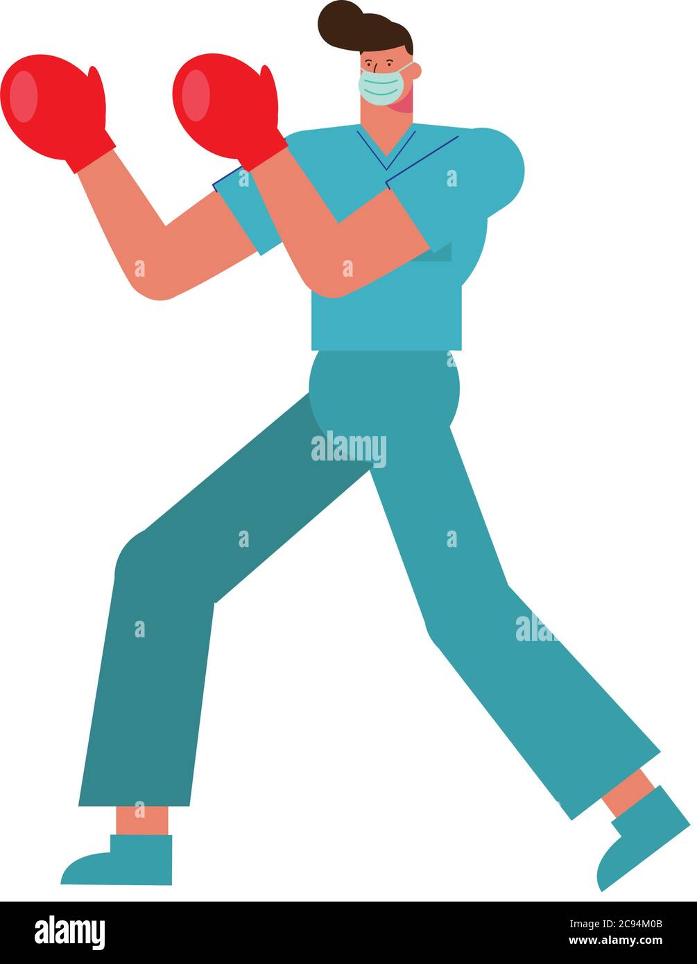 Boxers face Stock Vector Images - Alamy