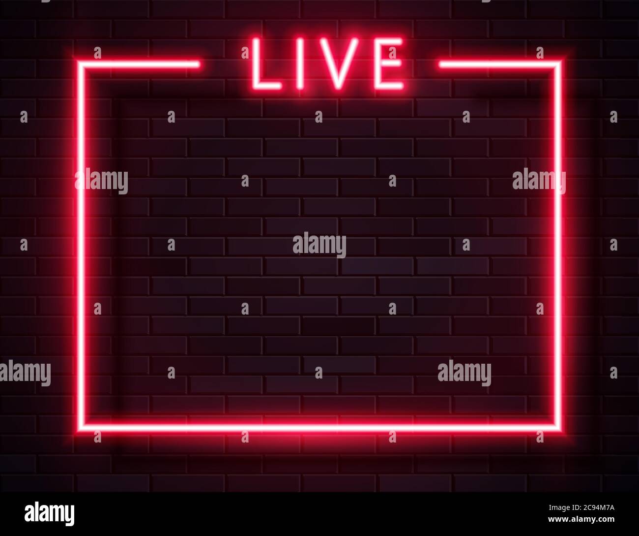 Live on the Stock Vector Images - Alamy