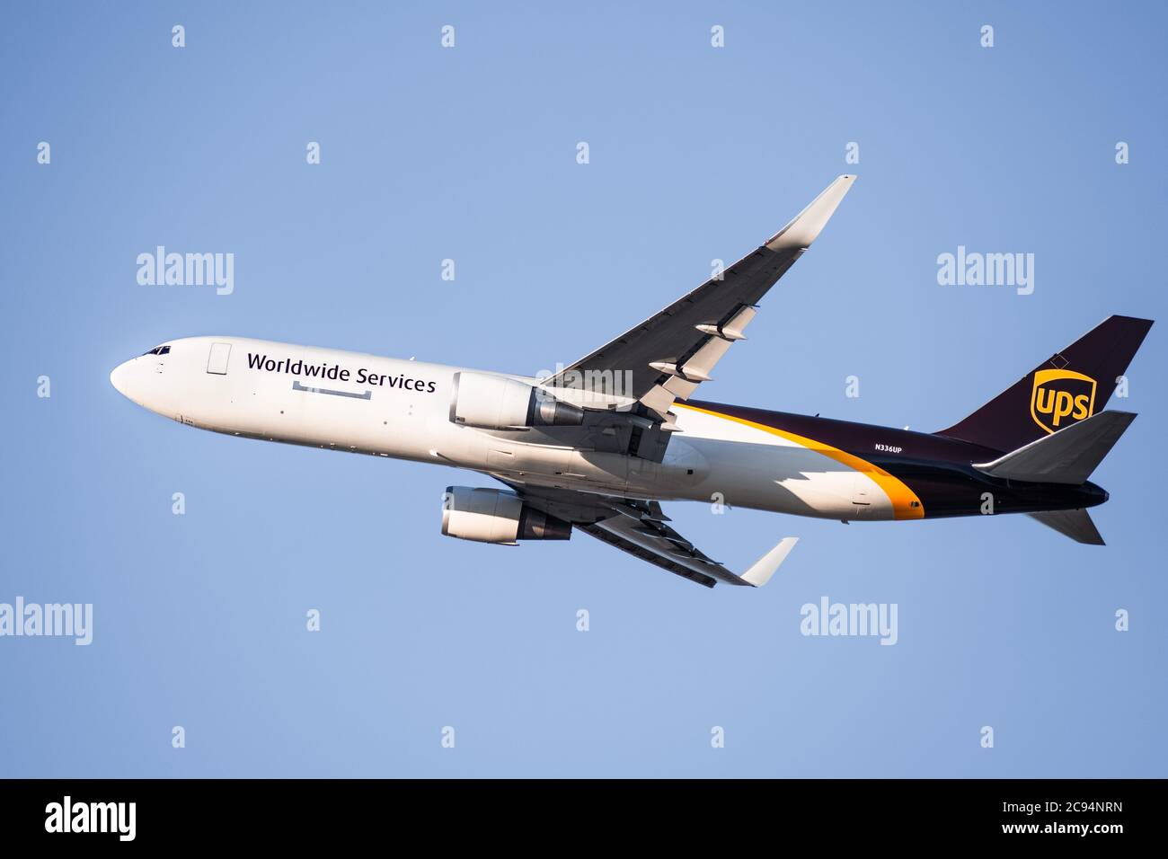 July 22, 2020 San Jose / CA / USA - UPS Airlines aircraft taking off ...
