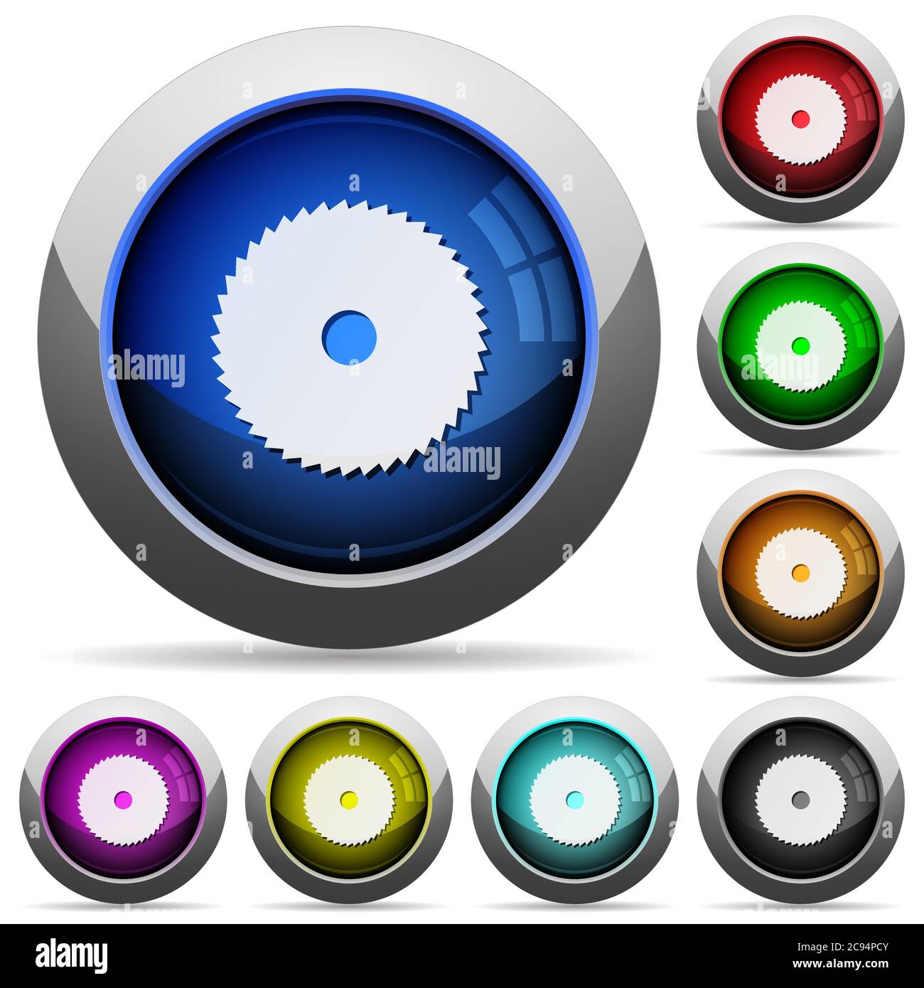 Circular metal frames Stock Vector Images - Alamy