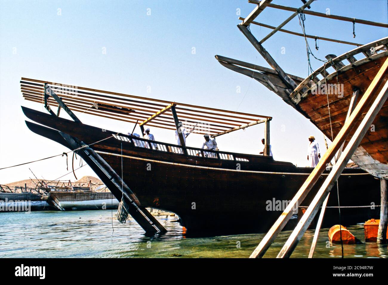 Dhow building yard hi-res stock photography and images - Alamy