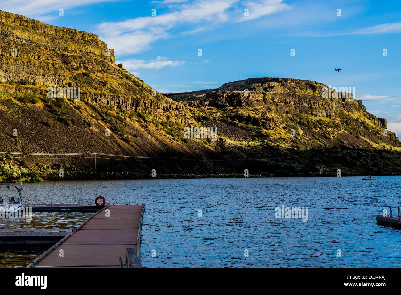 Sun Lake Washington Stock Photo - Alamy