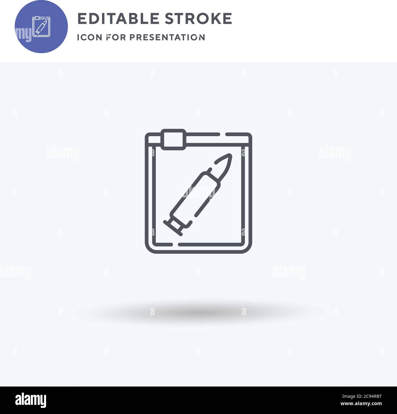 Evidence icon vector, filled flat sign, solid pictogram isolated on ...