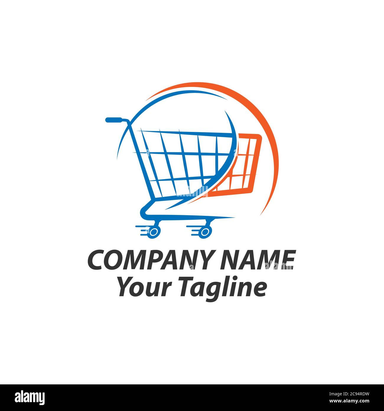Logo on store supermarket Stock Vector Images - Alamy