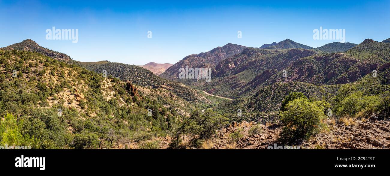 The Coronado Trail Scenic Byway connects Springerville and Clifton ...