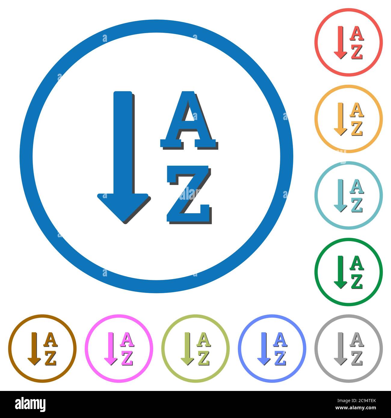 Increasing circles Stock Vector Images - Alamy