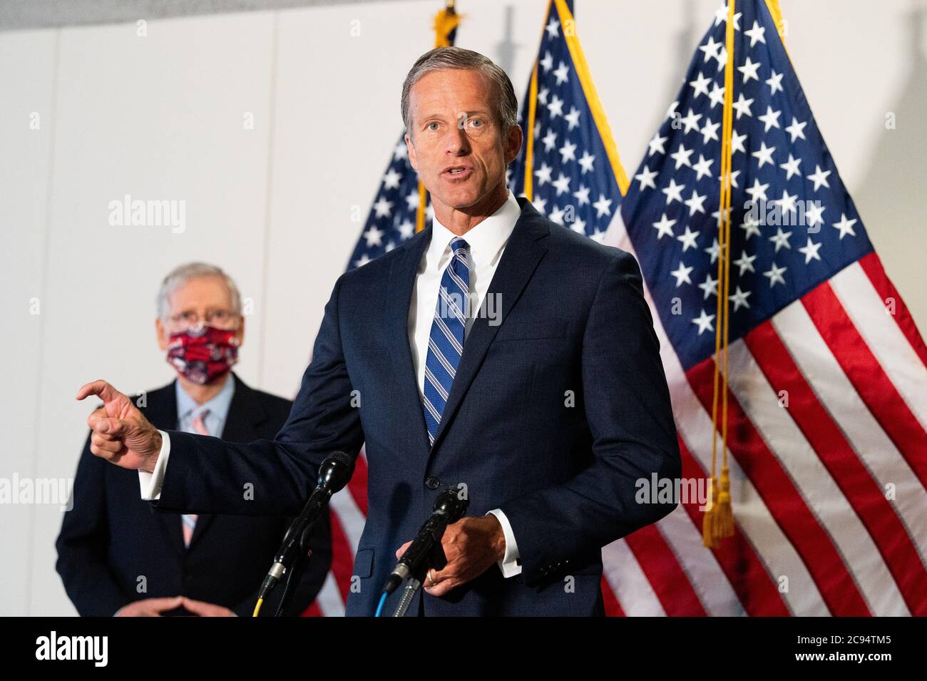 Washington, United States. 28th July, 2020. U.S. Senator John Thune (R ...