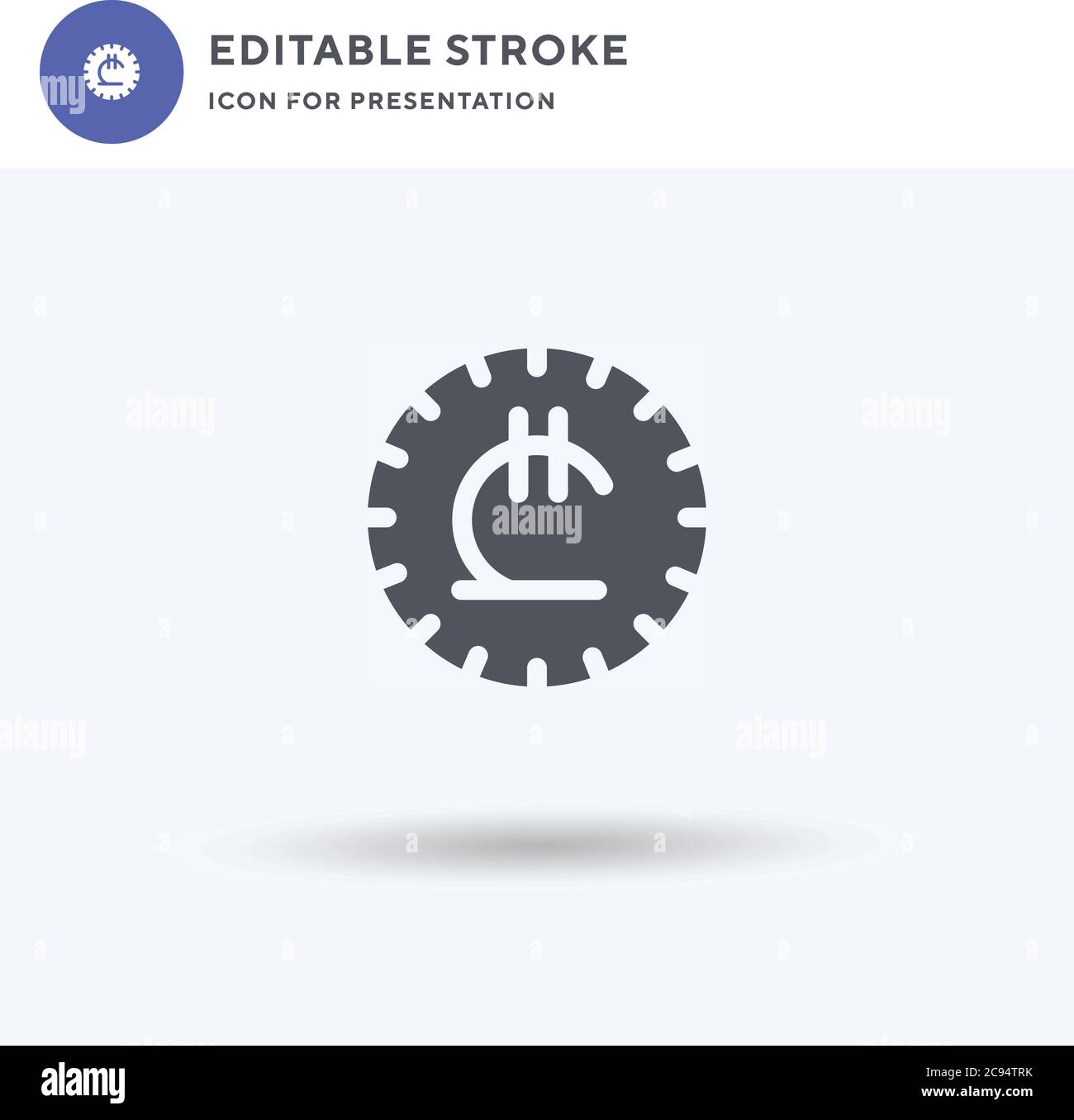 Lari icon vector, filled flat sign, solid pictogram isolated on white ...