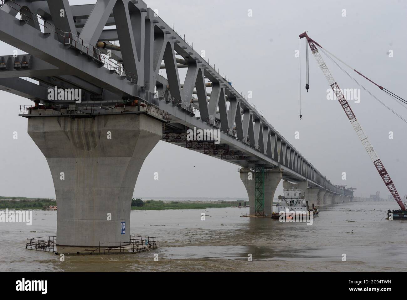 Dhaka, Bangladesh. 28th July, 2020. A view of the multipurpose road ...