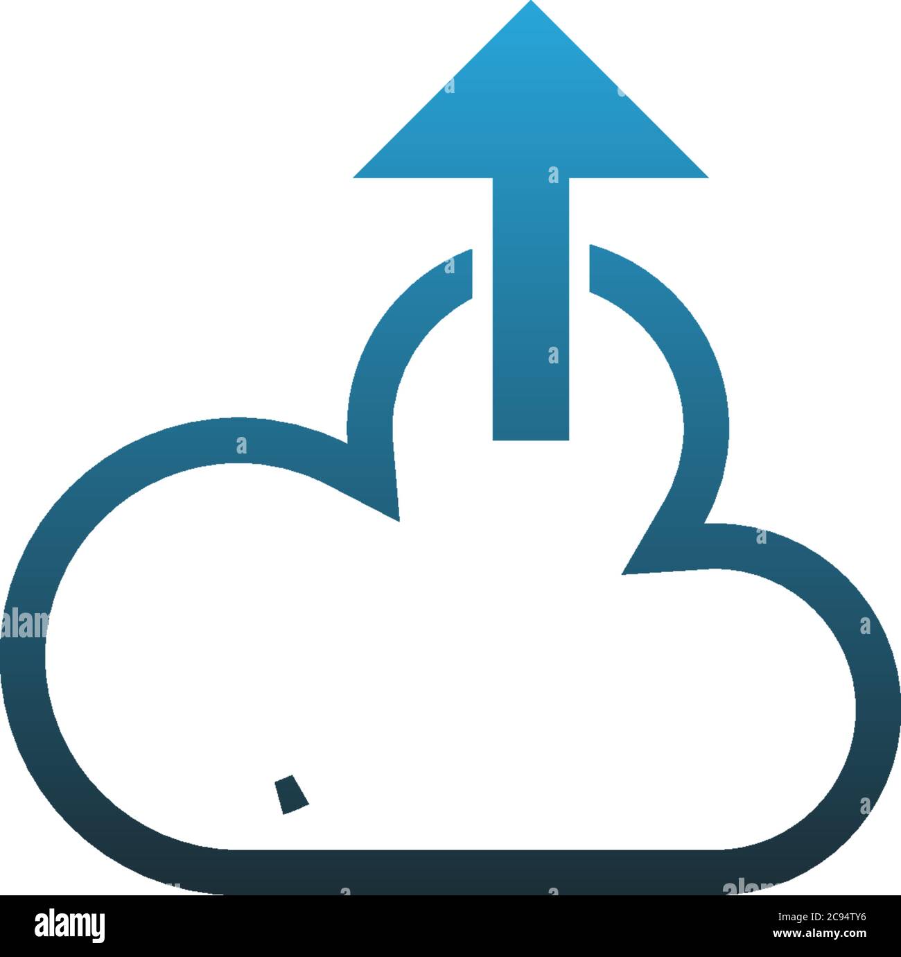 Up cloud icon logo design concept vector illustation Stock Vector Image & Art - Alamy