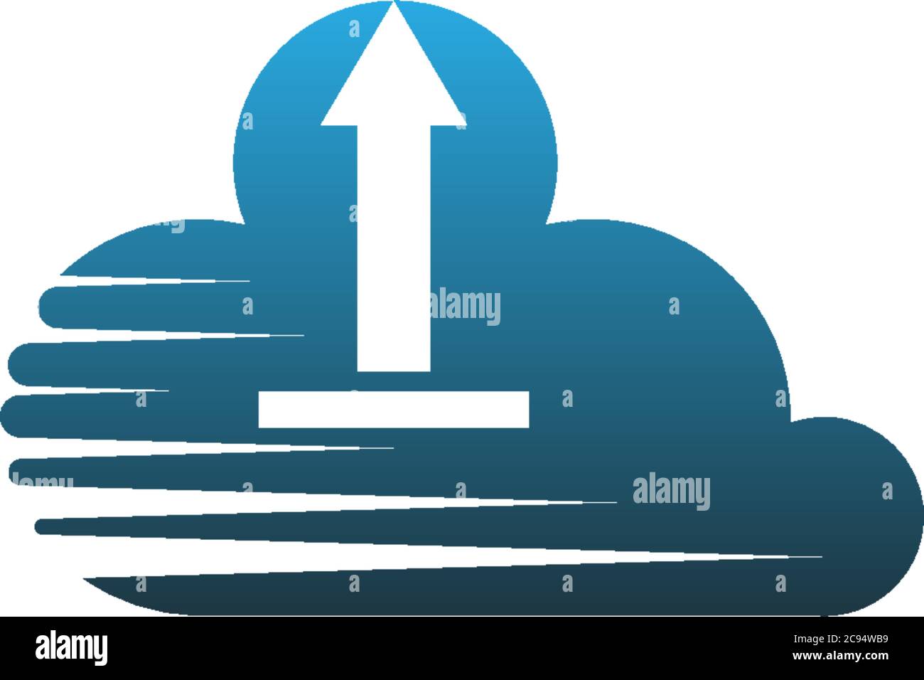 Up cloud icon logo design concept vector illustation Stock Vector Image ...