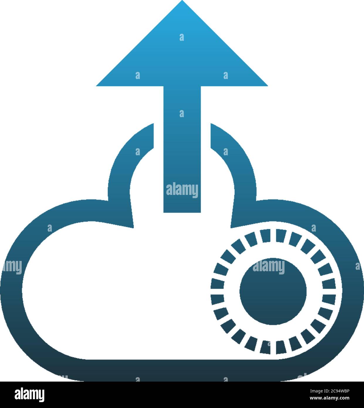 Up cloud icon logo design concept vector illustation Stock Vector Image & Art - Alamy