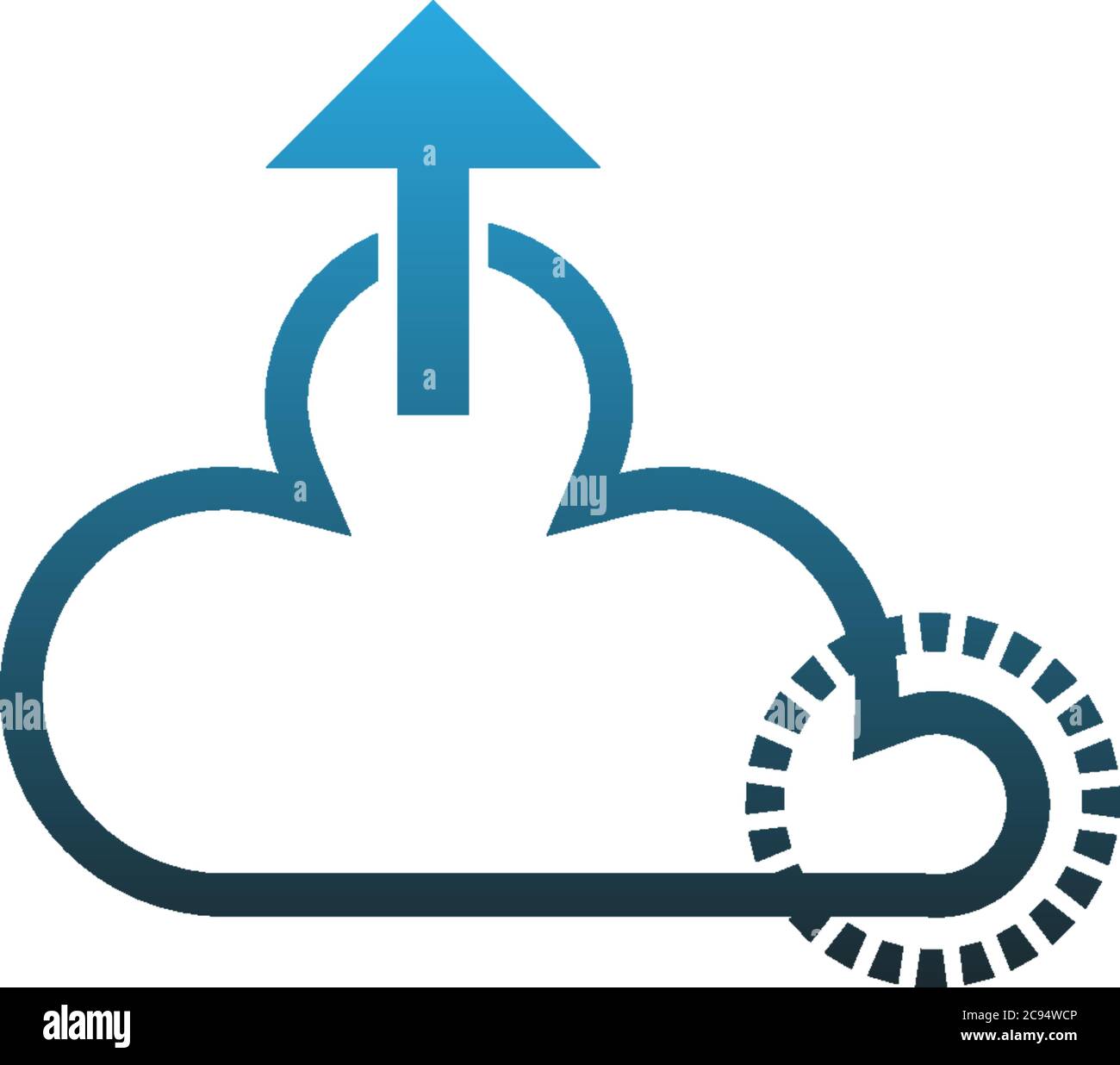 Up cloud icon logo design concept vector illustation Stock Vector Image & Art - Alamy