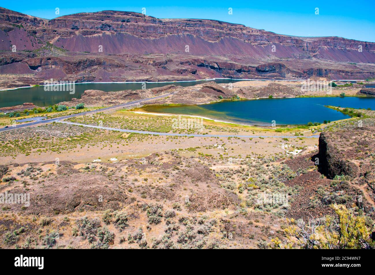 Sun Lake Washington Stock Photo - Alamy