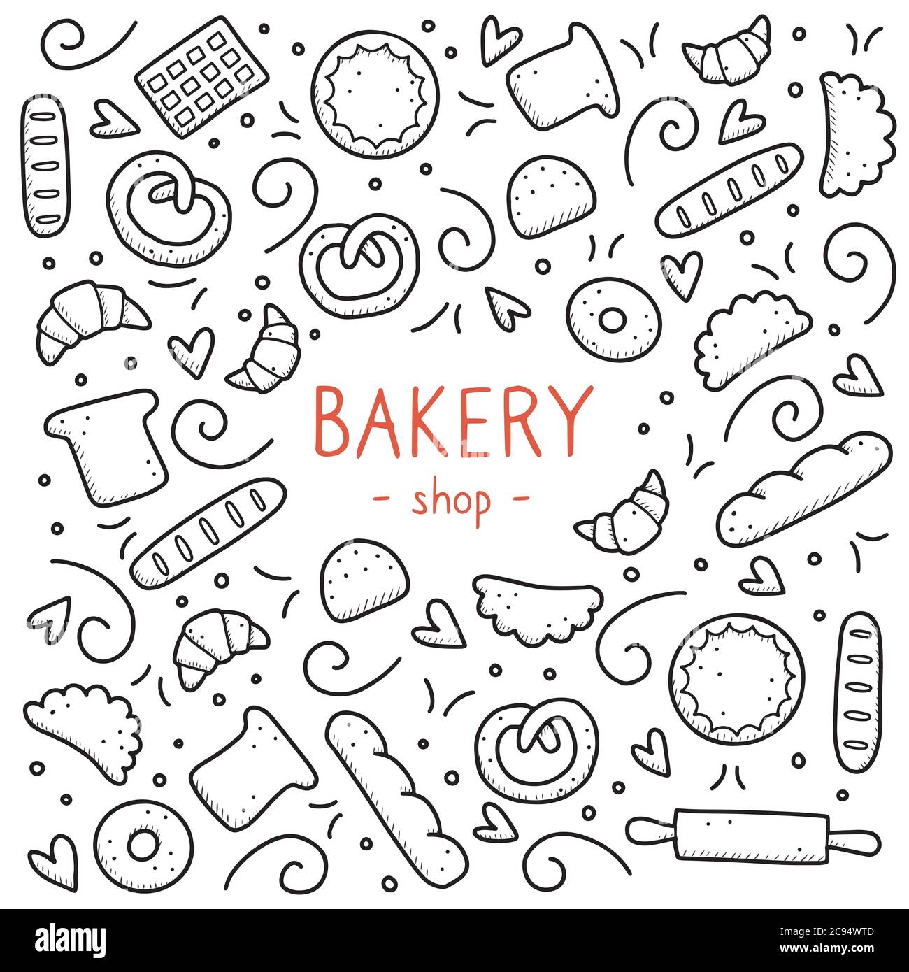 Drawing & Illustration Digital Homemade bakery recipe creator digital ...