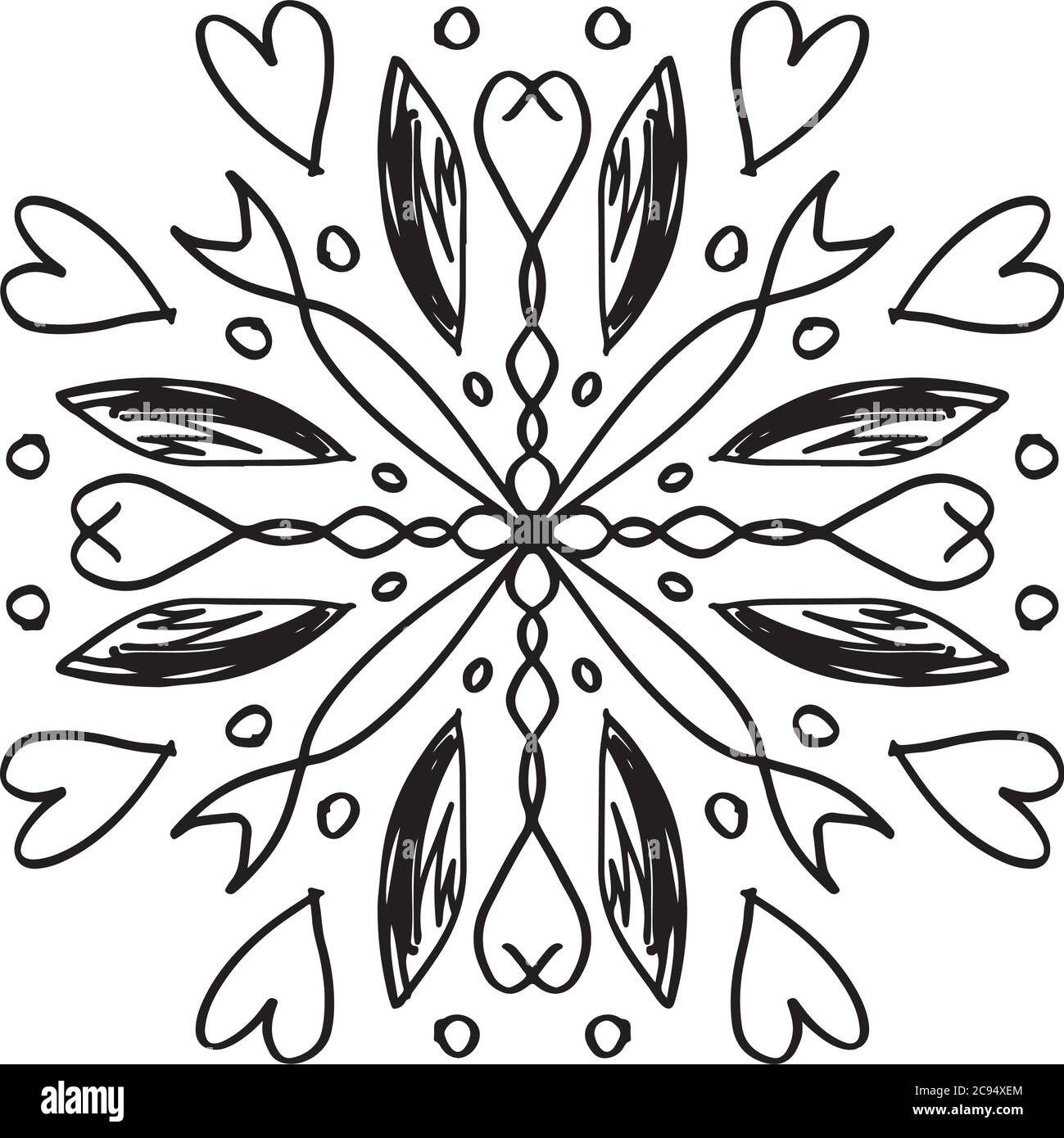 Mirroring pattern Stock Vector Images - Alamy