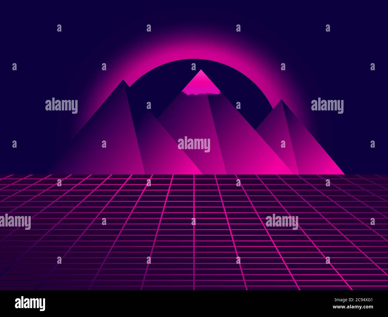 Laser Pyramid Stock Vector Images - Alamy