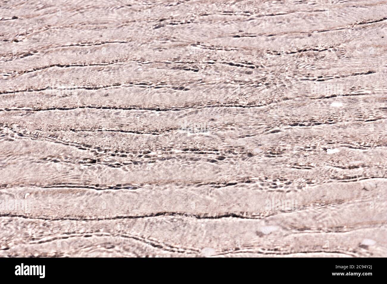 Abstract wave pattern at the beach for Stock Photo - Alamy