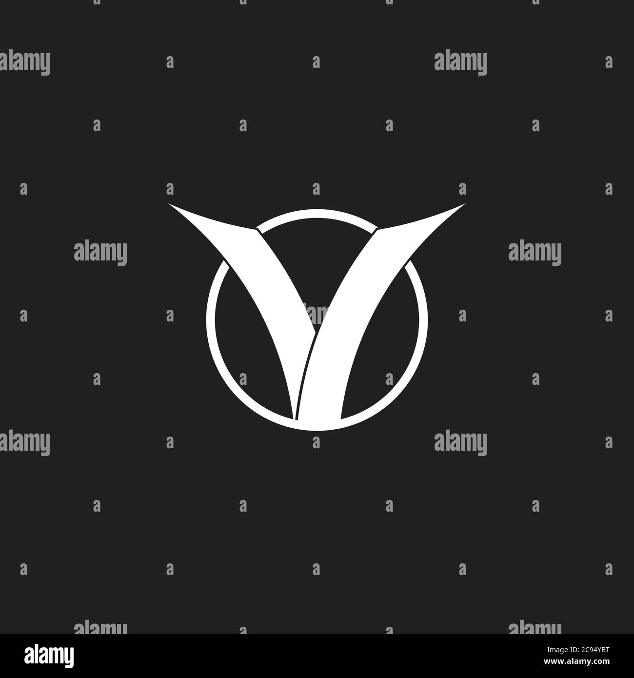 Circle v shape hi-res stock photography and images - Alamy