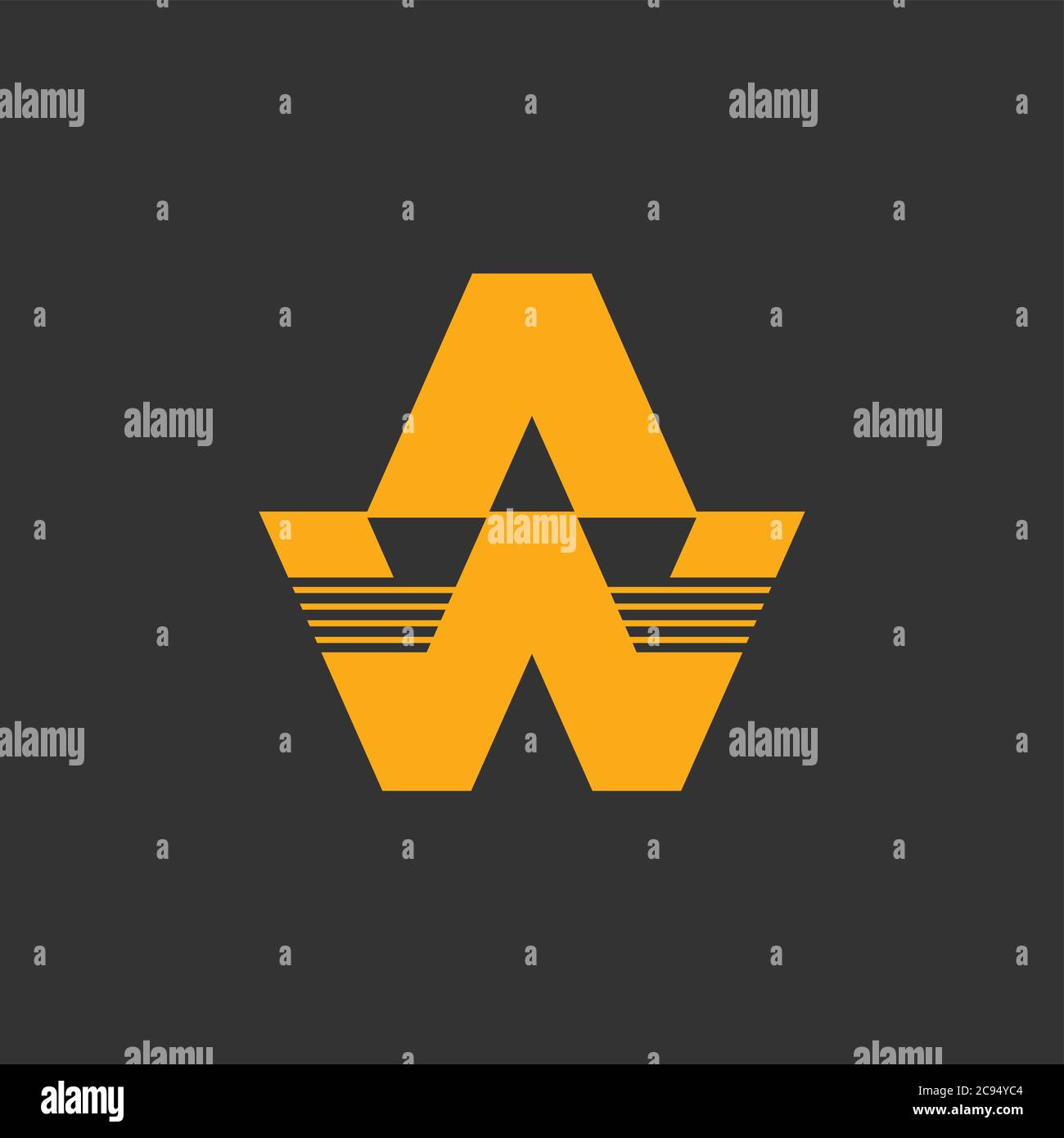 Letter aw hi-res stock photography and images - Alamy