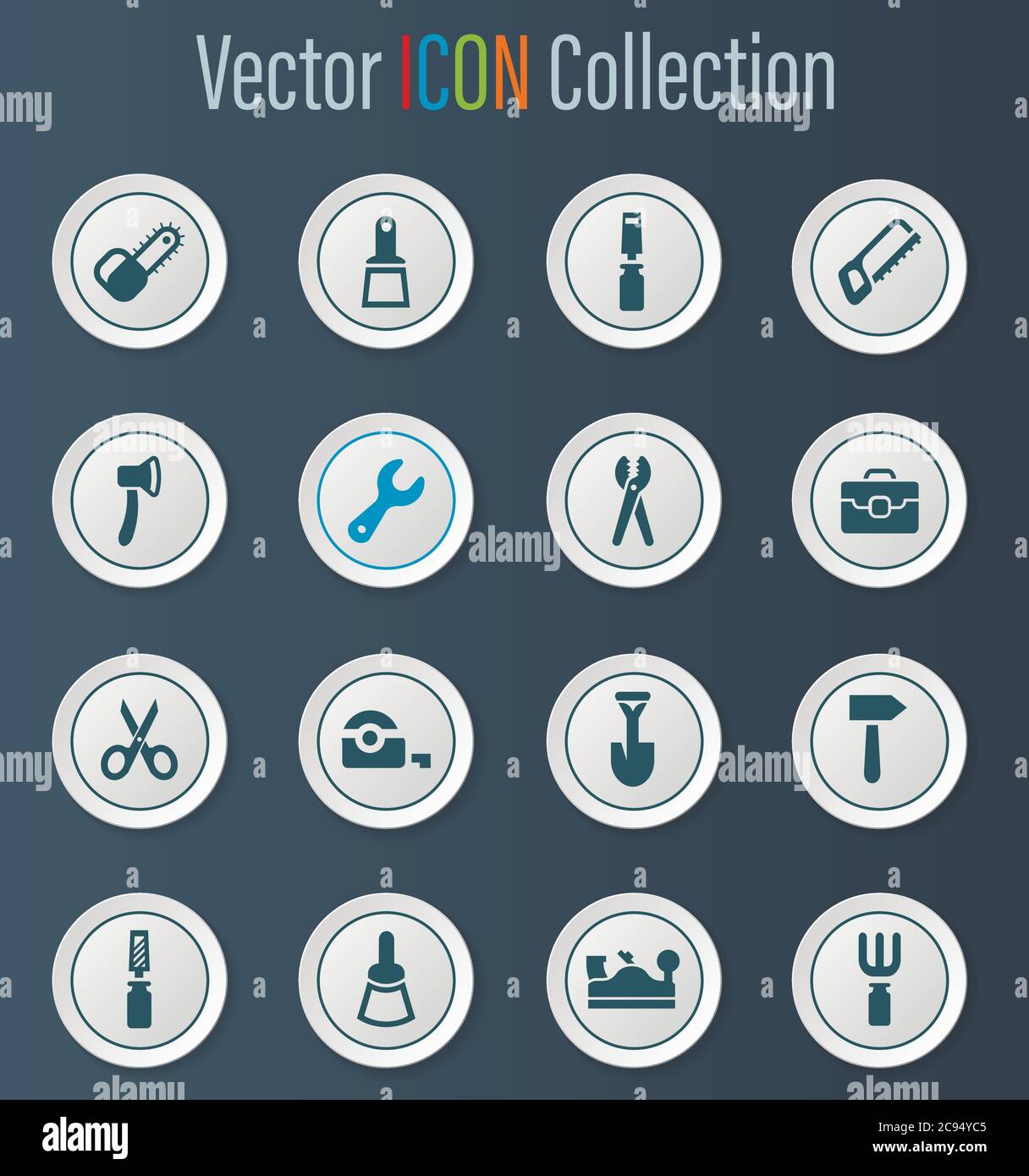 Work tools icons set Stock Vector Image & Art - Alamy