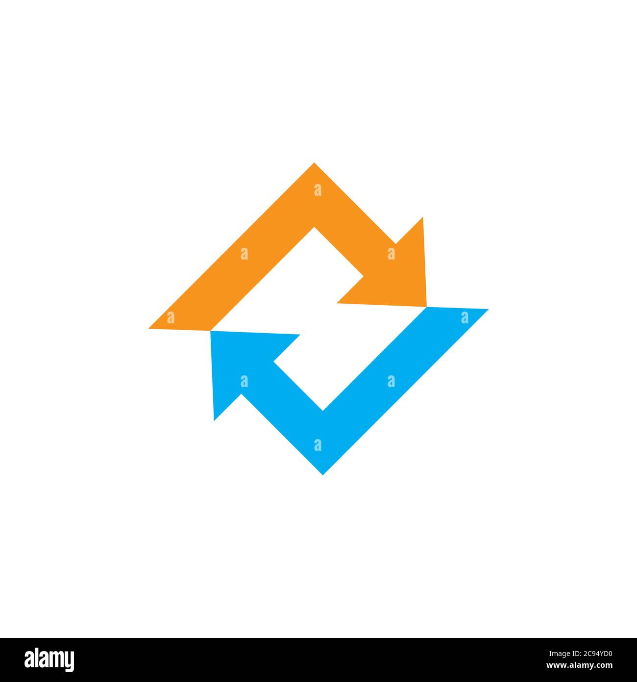 Non circle logo Stock Vector Images - Alamy