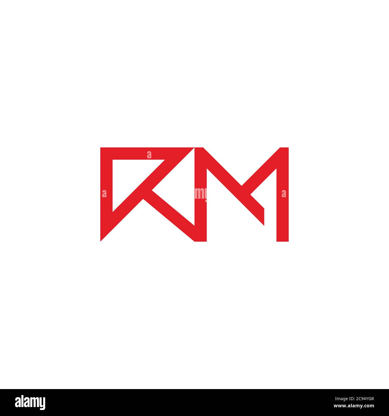 letter rm simple arrow geometric line logo vector Stock Vector Image ... letter rm simple arrow geometric line logo vector Stock Vector Image ...