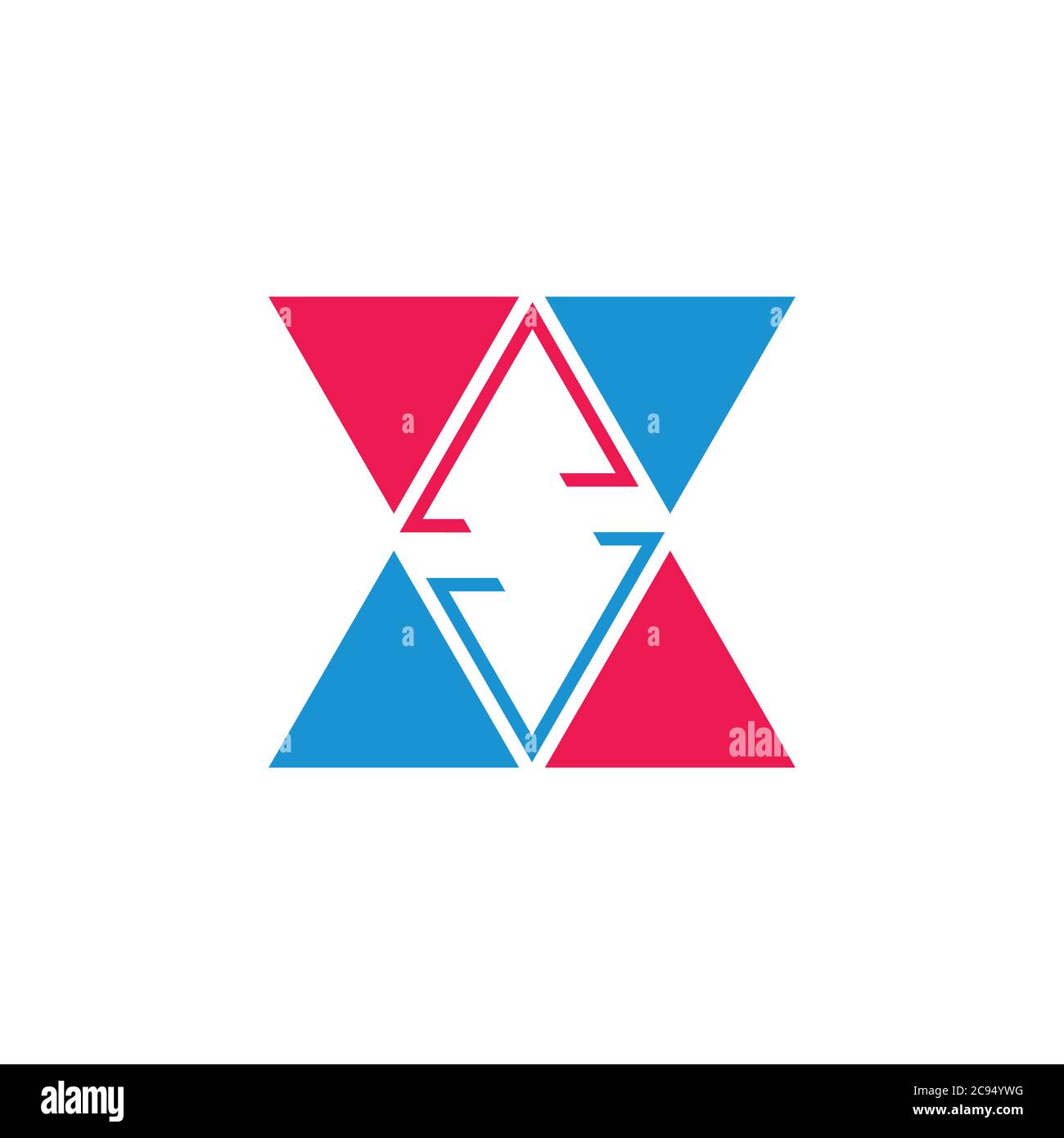 triangle geometric square abstract logo vector Stock Vector Image & Art ...